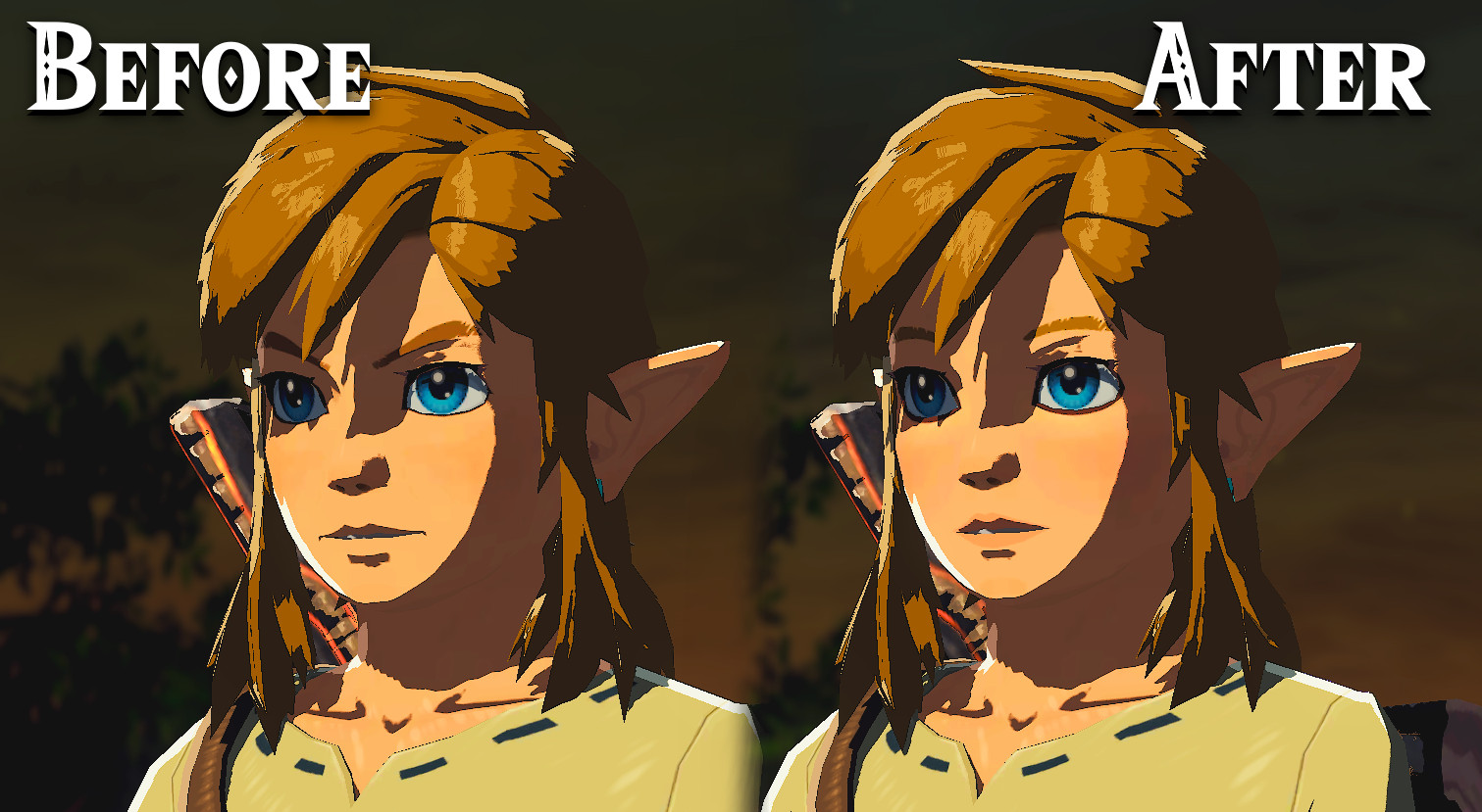 Feminine Link Face Mod for The Legend of Zelda: Breath of the Wild ...