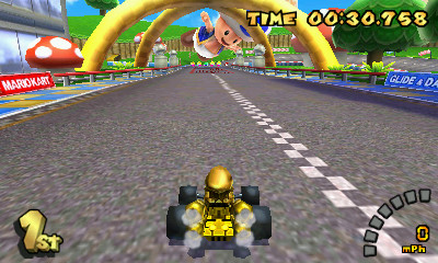 Mario Kart Double Dash!! Custom HUD (v0.2) Mod for Mario Kart 7 | MK7 Mods