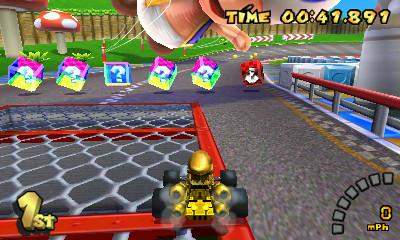 Mario Kart Double Dash!! Custom HUD (v0.2) Mod for Mario Kart 7 | MK7 Mods