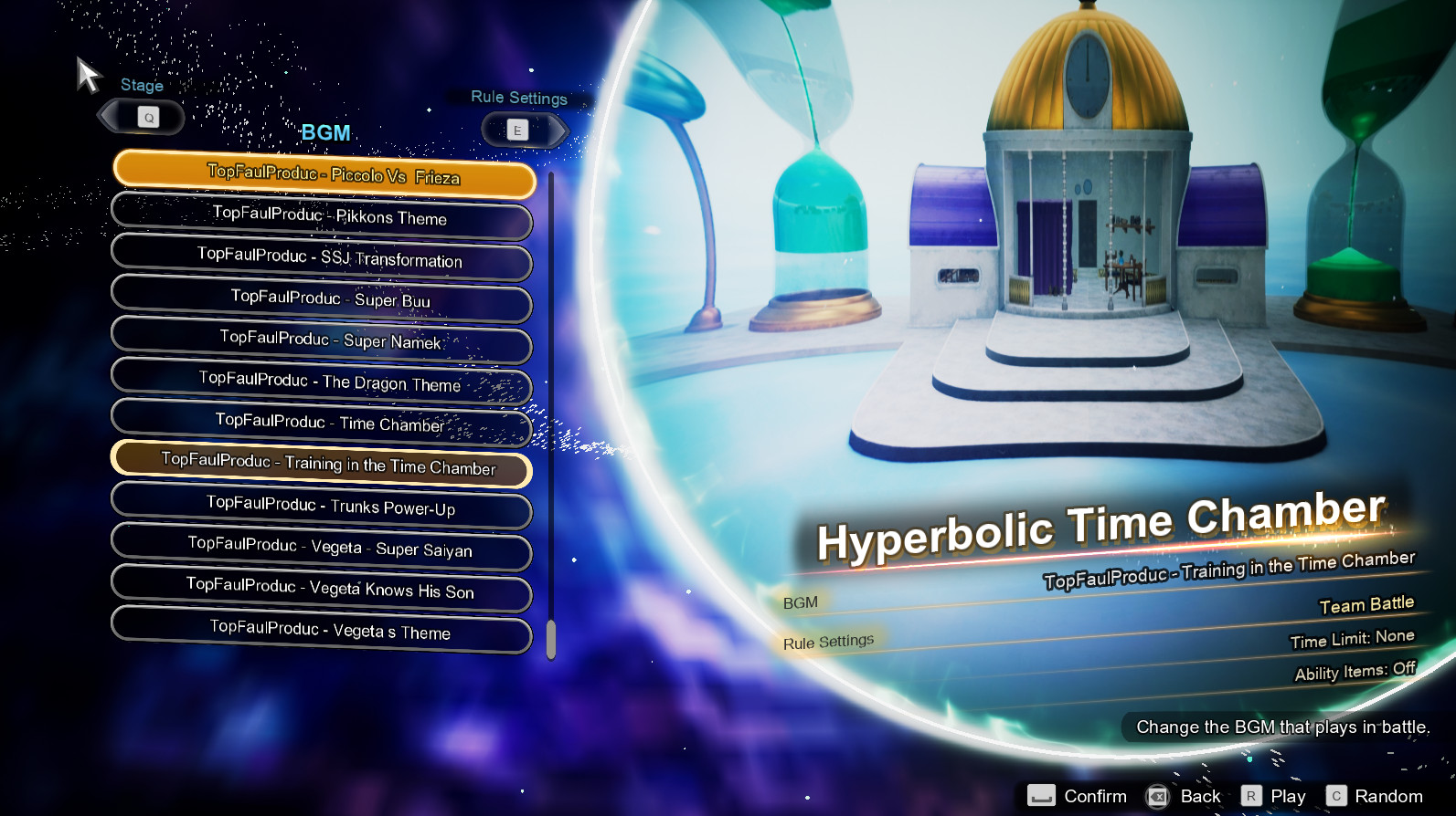 Faulconer Favorites Soundtrack (Top 50) Mod for Dragon Ball: Sparking ...