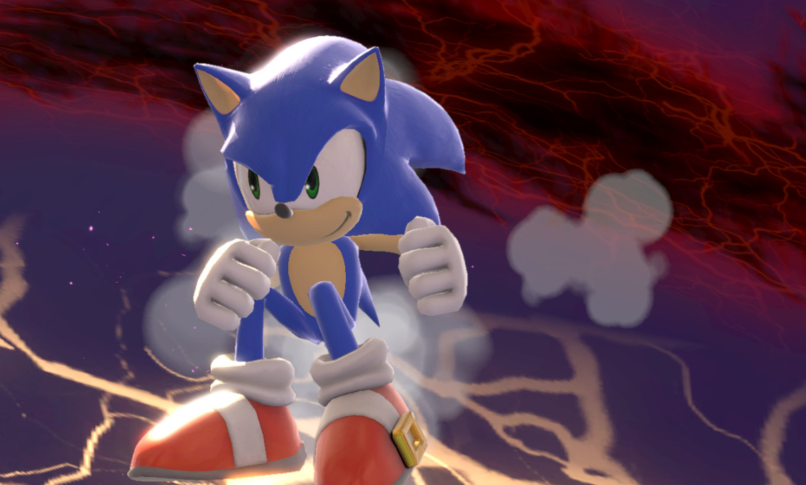 Sonic with 4 eyebrows Mod for Super Smash Bros. Ultimate | SSBU Mods