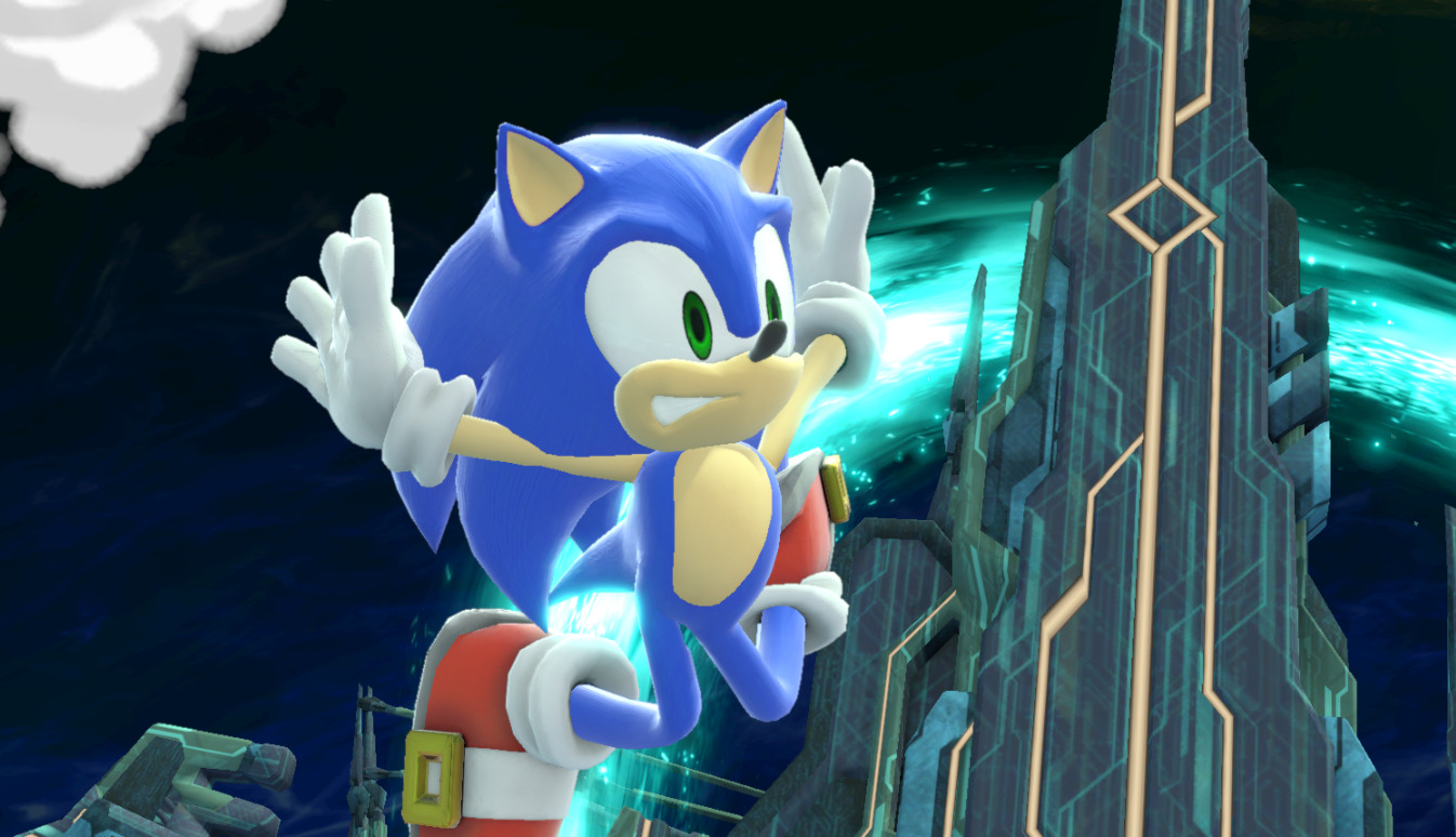 Sonic with 4 eyebrows Mod for Super Smash Bros. Ultimate | SSBU Mods
