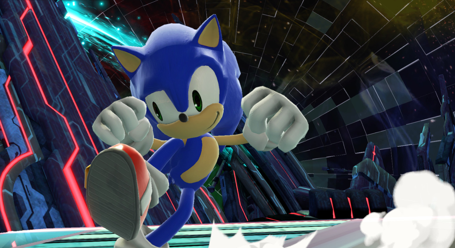 Sonic with 4 eyebrows Mod for Super Smash Bros. Ultimate | SSBU Mods