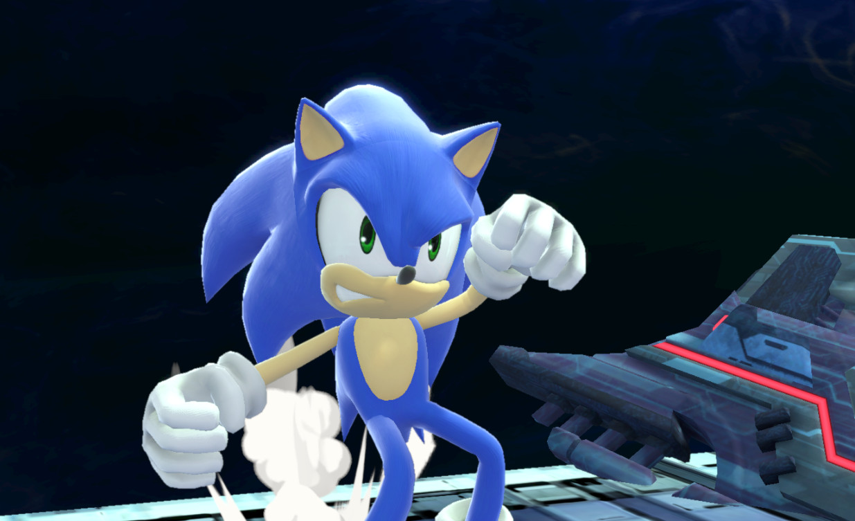 Sonic with 4 eyebrows Mod for Super Smash Bros. Ultimate | SSBU Mods