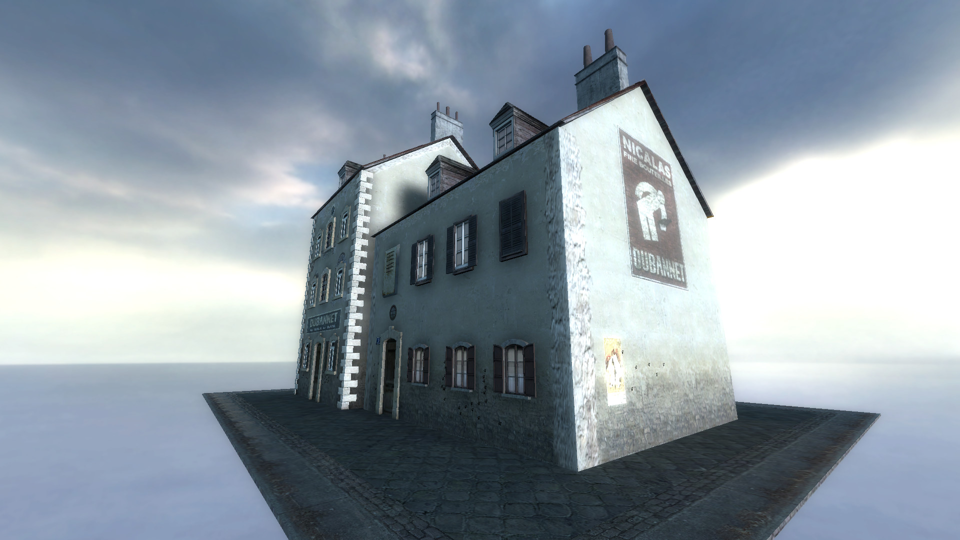 Cafe de Normandie prefab Mod for Day of Defeat: Source | DoD:S Mods