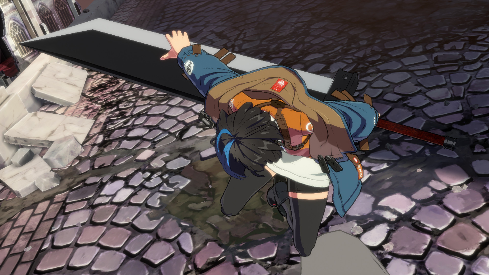 Buster Sword over Unika's Weapon Mod for GUILTY GEAR -STRIVE- | GGST Mods