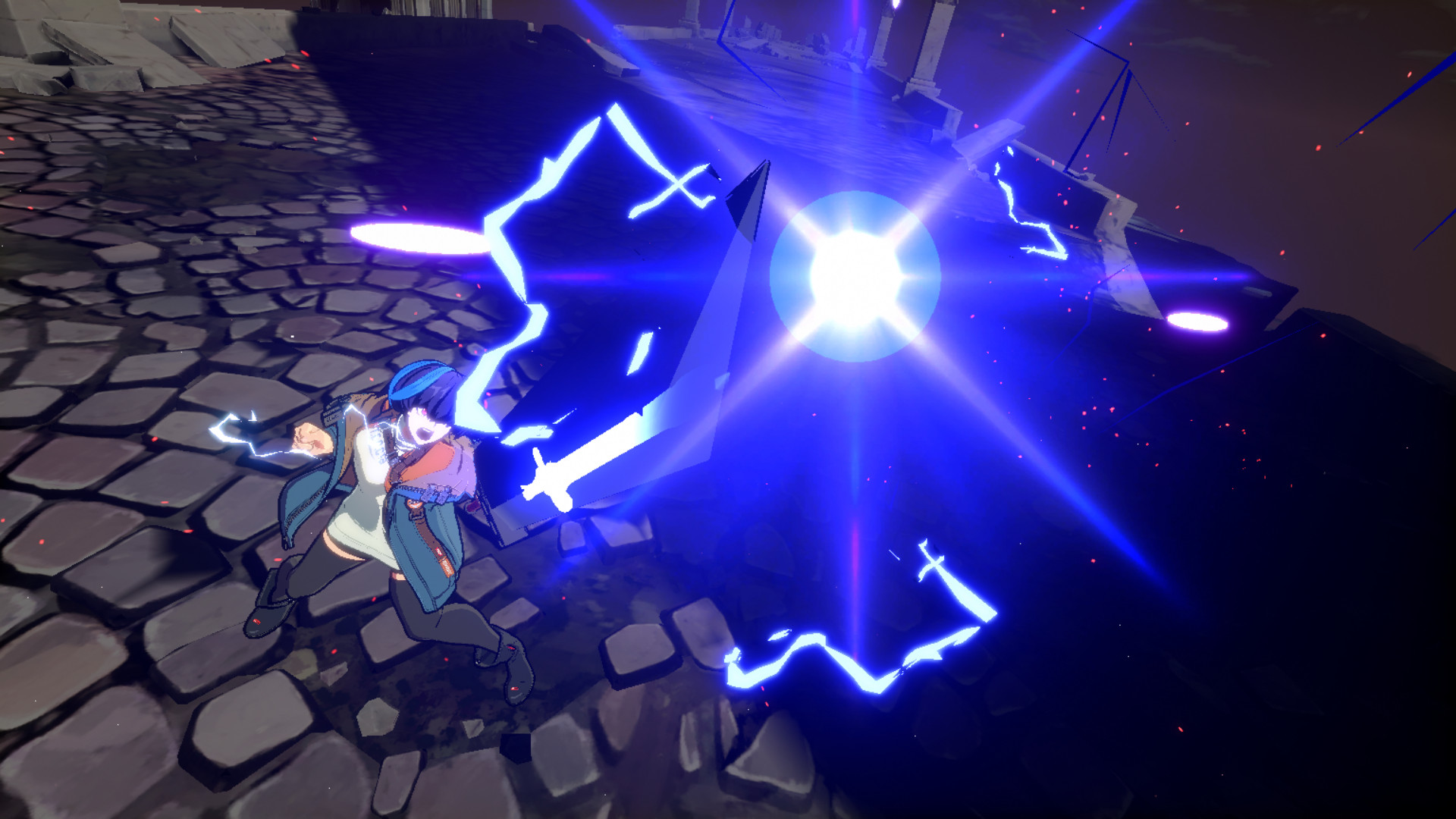 Buster Sword over Unika's Weapon Mod for GUILTY GEAR -STRIVE- | GGST Mods