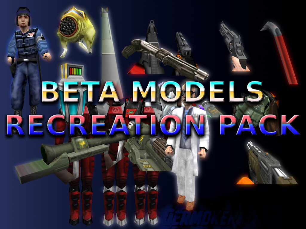 Beta Model Recreations Pack Mod for Half-Life | HL Mods