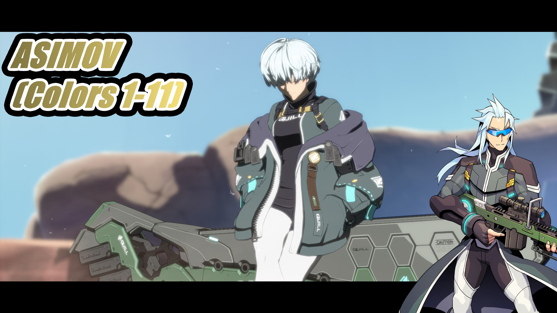 Asimov Unika (Colors 1-11) Mod for GUILTY GEAR -STRIVE- | GGST Mods