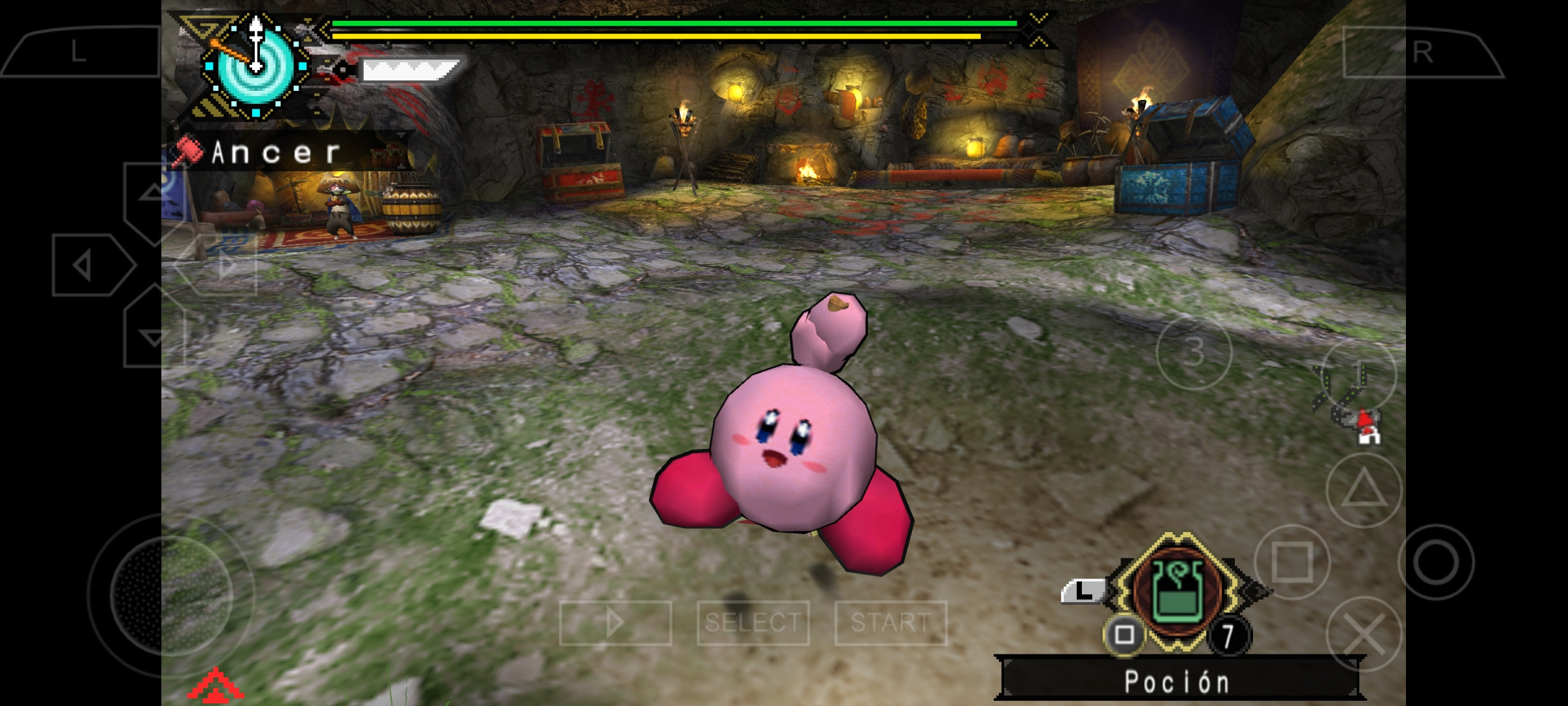 Kirby Mod for Monster Hunter Portable 3rd | MHP3rd Mods