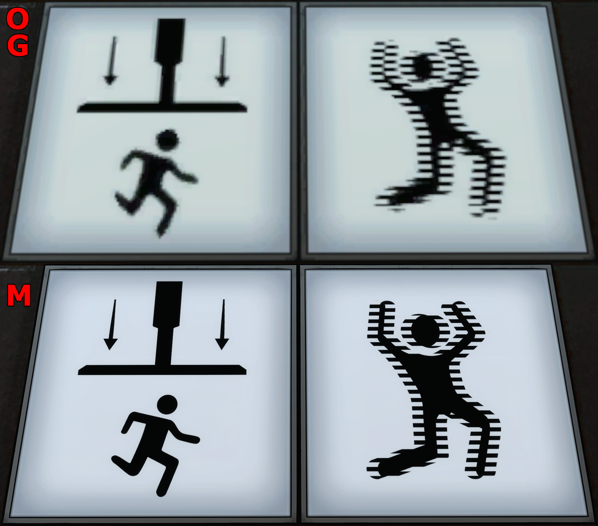 Portal (+Prelude) 4K Vectored Signs Mod for Portal | PRTL Mods