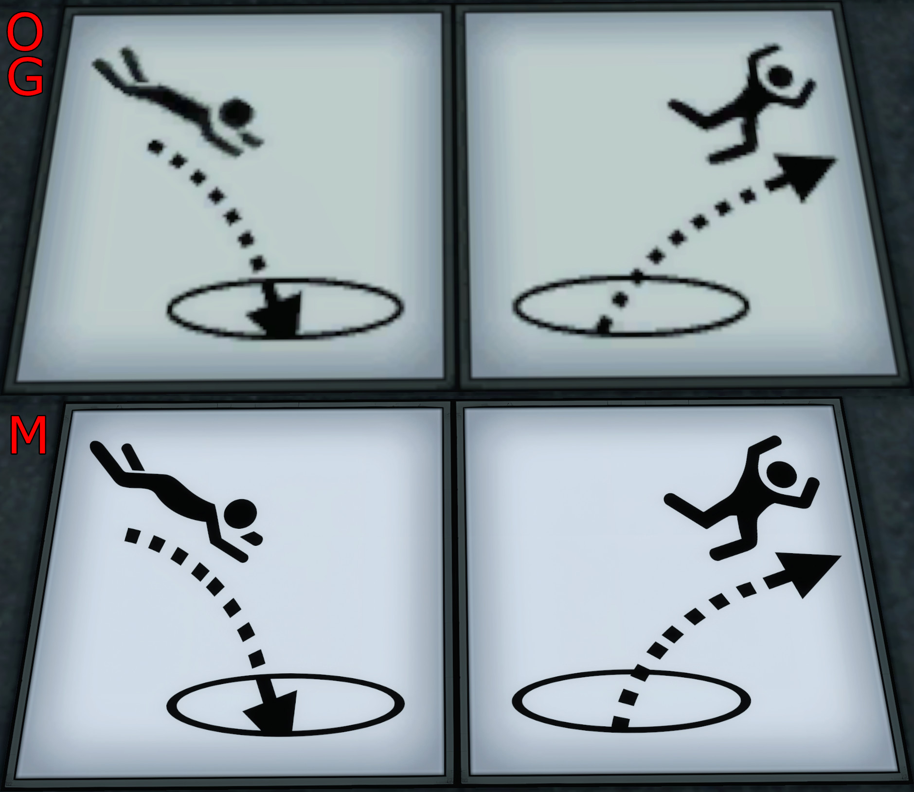 Portal (+Prelude) 4K Vectored Signs Mod for Portal | PRTL Mods