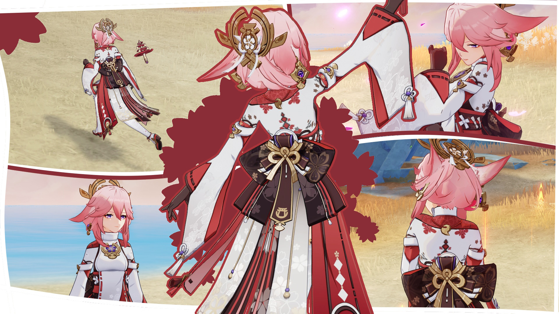 Yamabuki Opulence Yae Miko Mod for Genshin Impact | GI Mods