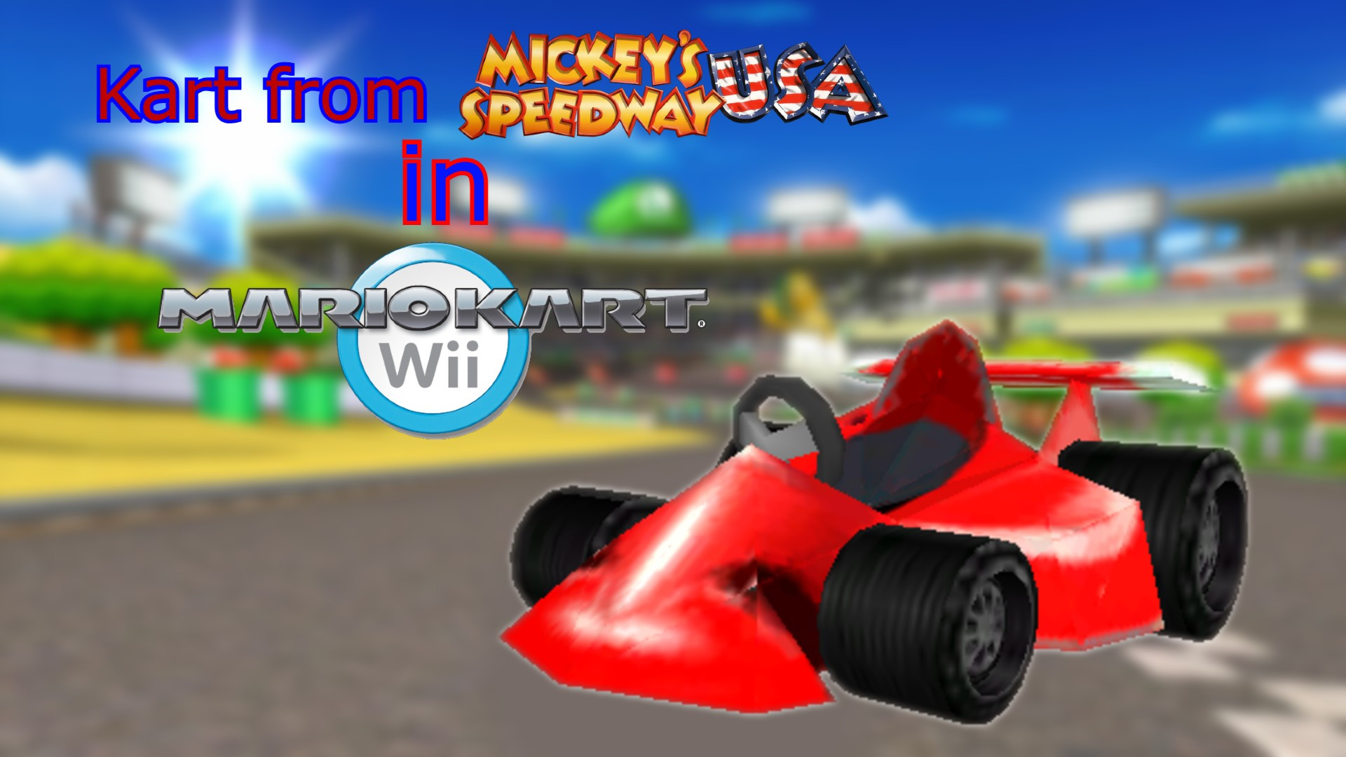 Race Kart (From Mickey's Speedway USA) Mod for Mario Kart Wii | MKWii Mods