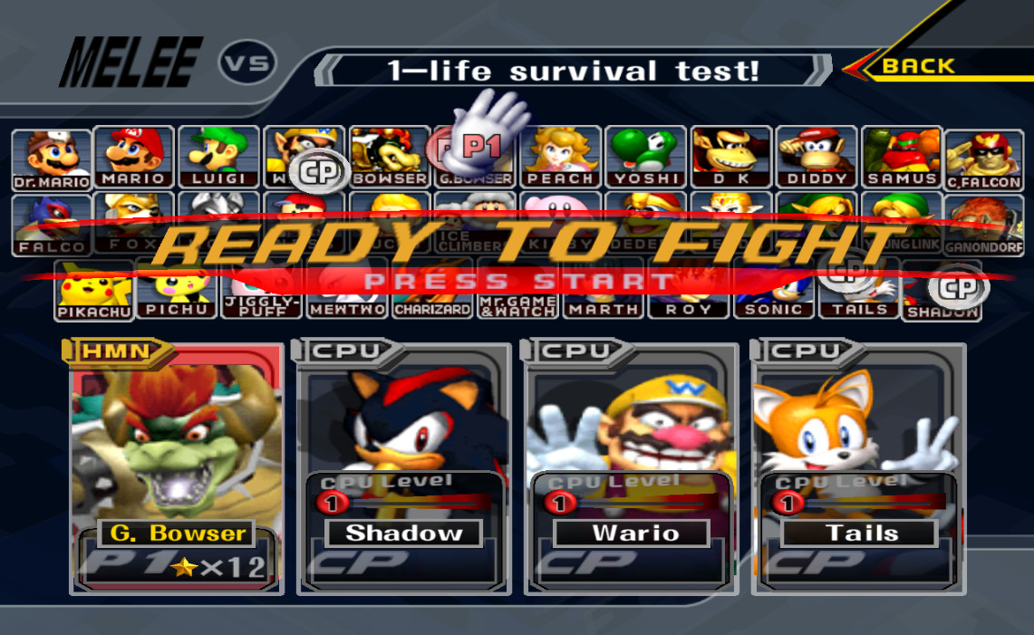 Playable Giga Bowser for MexManager Mod for Super Smash Bros. Melee | SSBM Mods