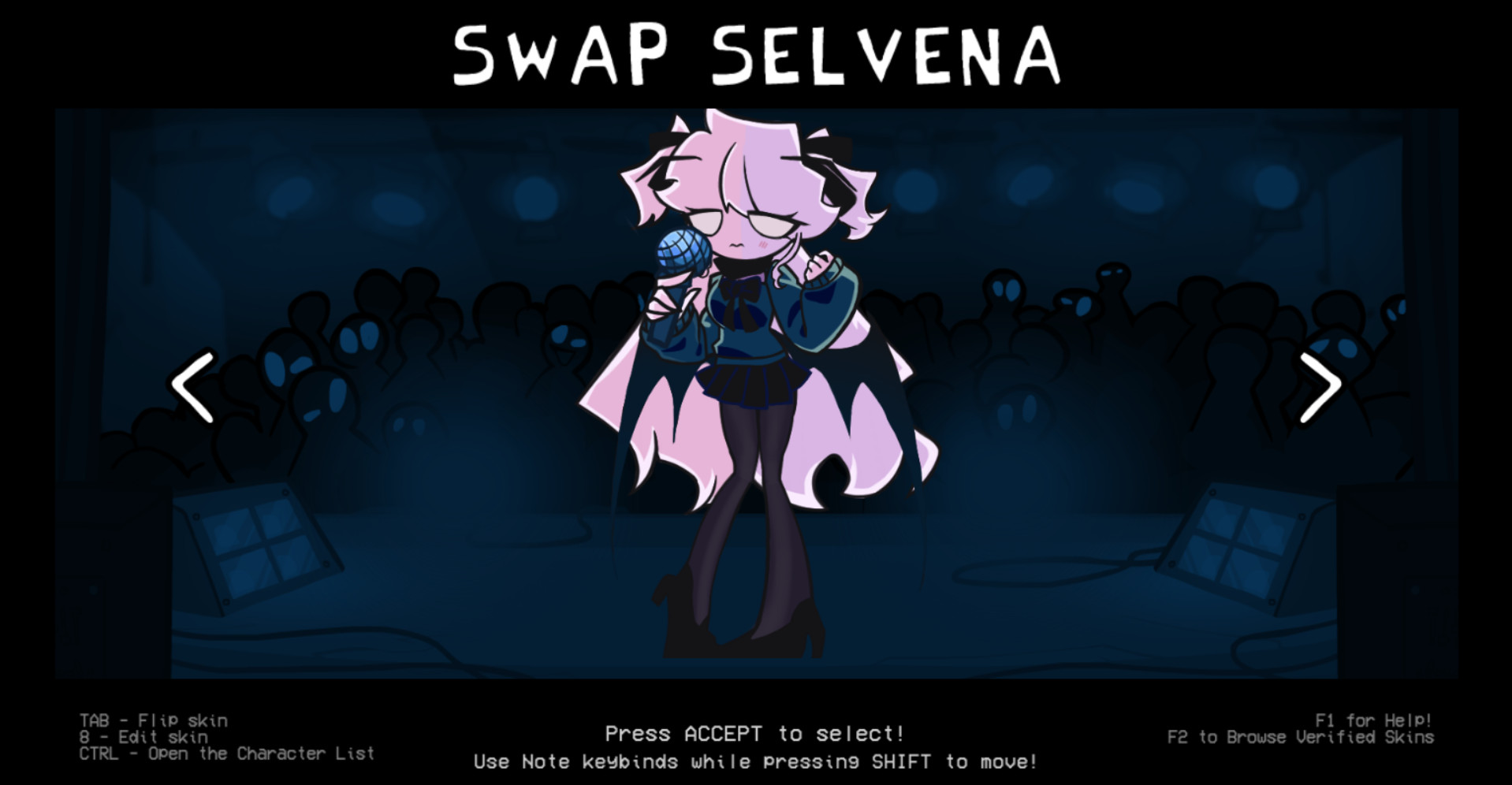 Selvena skin pack Mod for Friday Night Funkin' | FNF Mods
