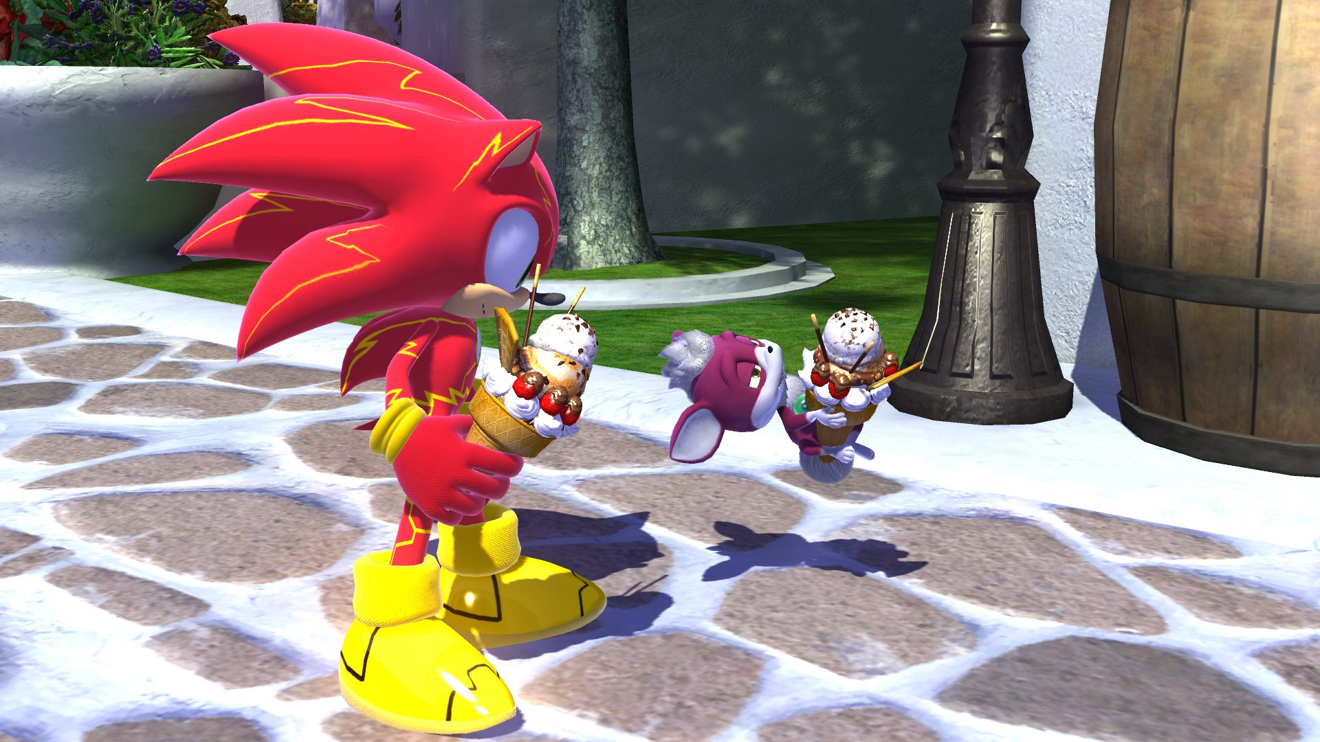 Flash Sonic | DC x Sonic Crossover Mod for Unleashed Recompiled | UR Mods