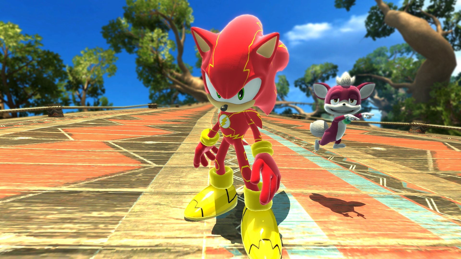 Flash Sonic | DC x Sonic Crossover Mod for Unleashed Recompiled | UR Mods