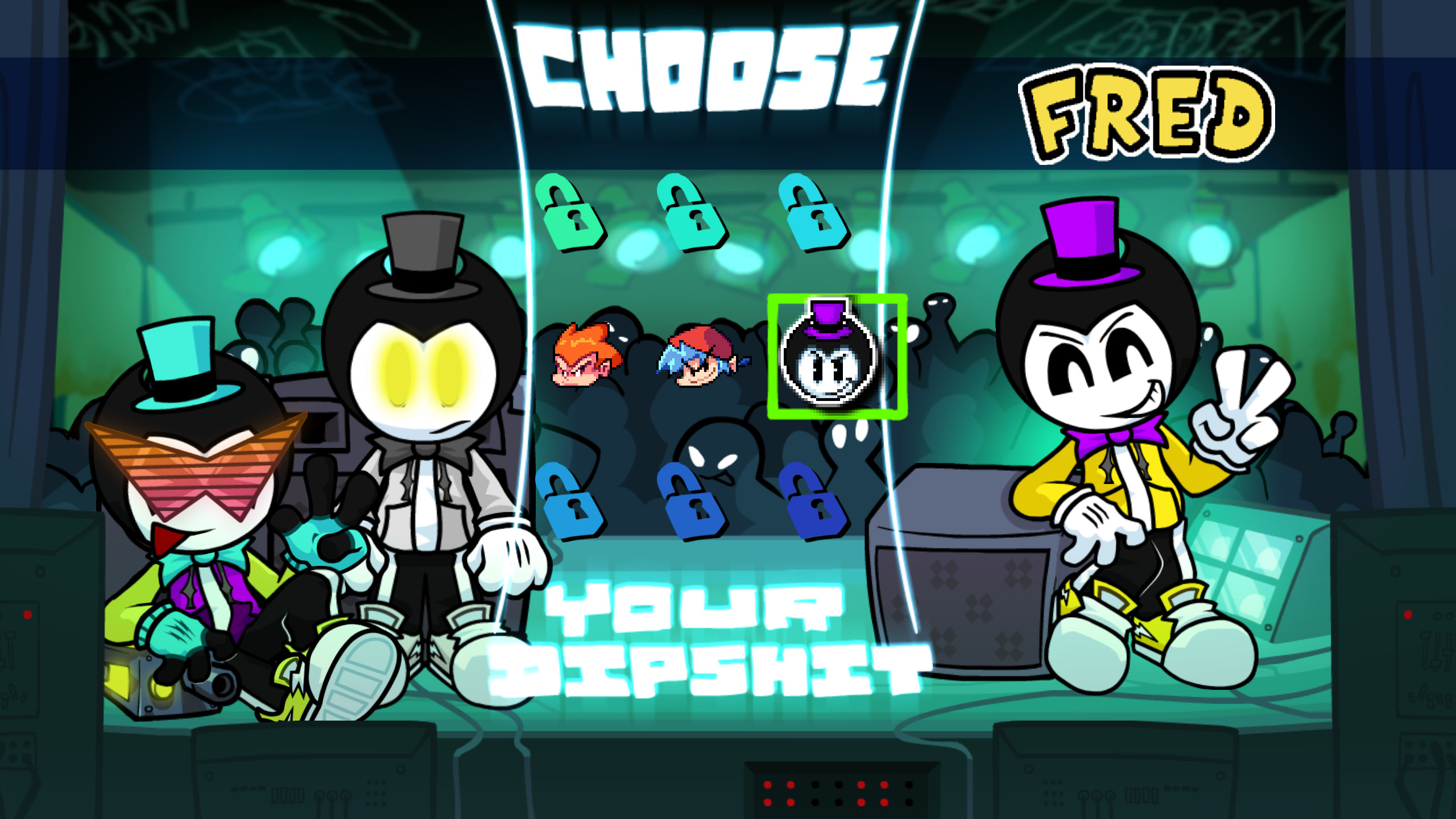 [1.1.4] FNF Project VOF: Fred Mixes Mod for Friday Night Funkin' | FNF Mods