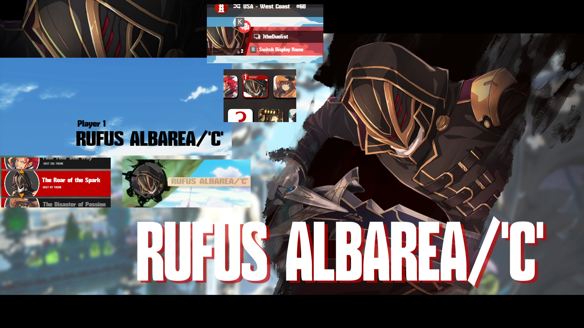 Rufus Albarea/"C" (Trails into Reverie) Mod for GUILTY GEAR -STRIVE ...
