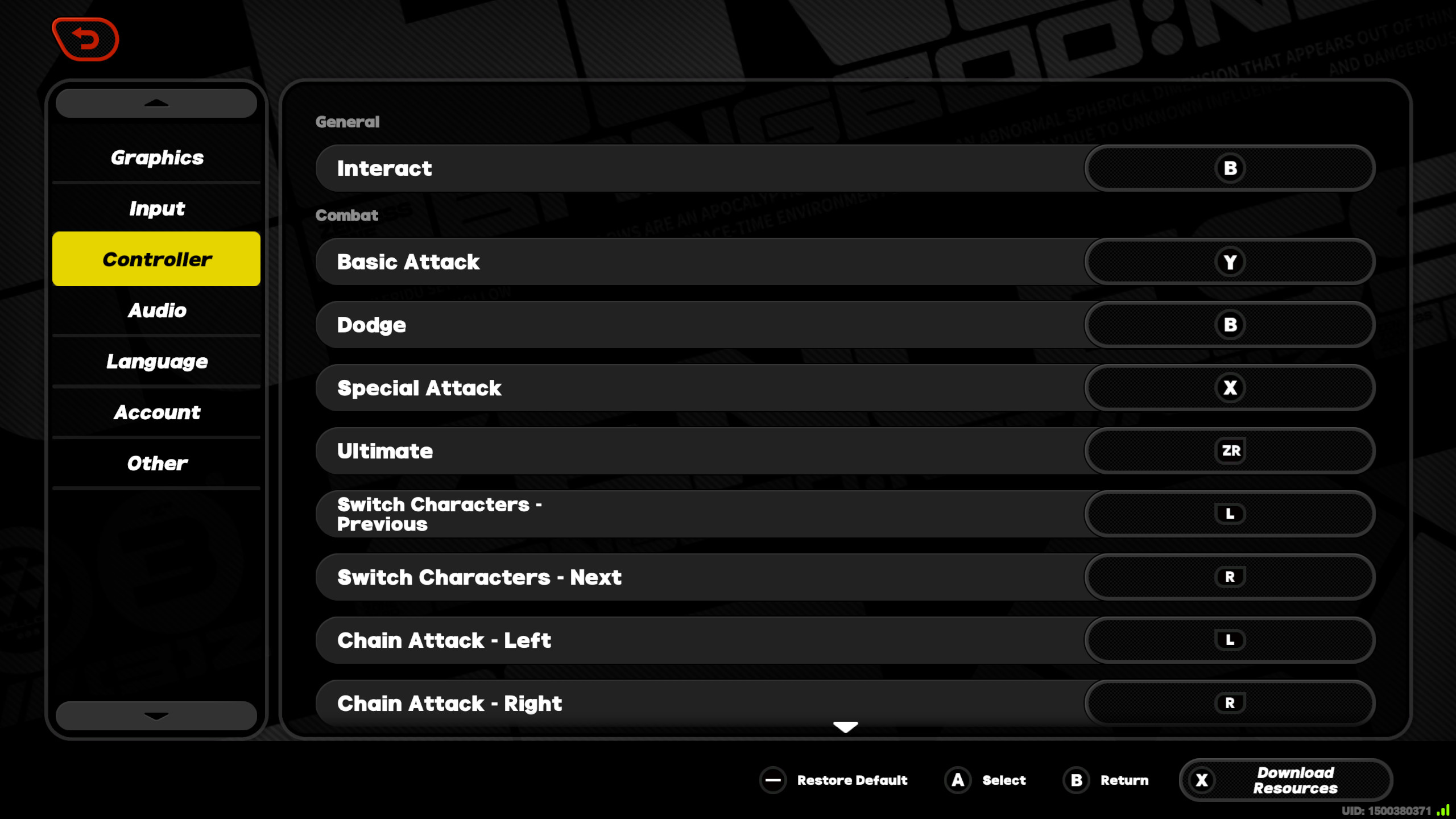 Nintendo Switch Button UI for 2.0 Mod for Zenless Zone Zero | ZZZ Mods