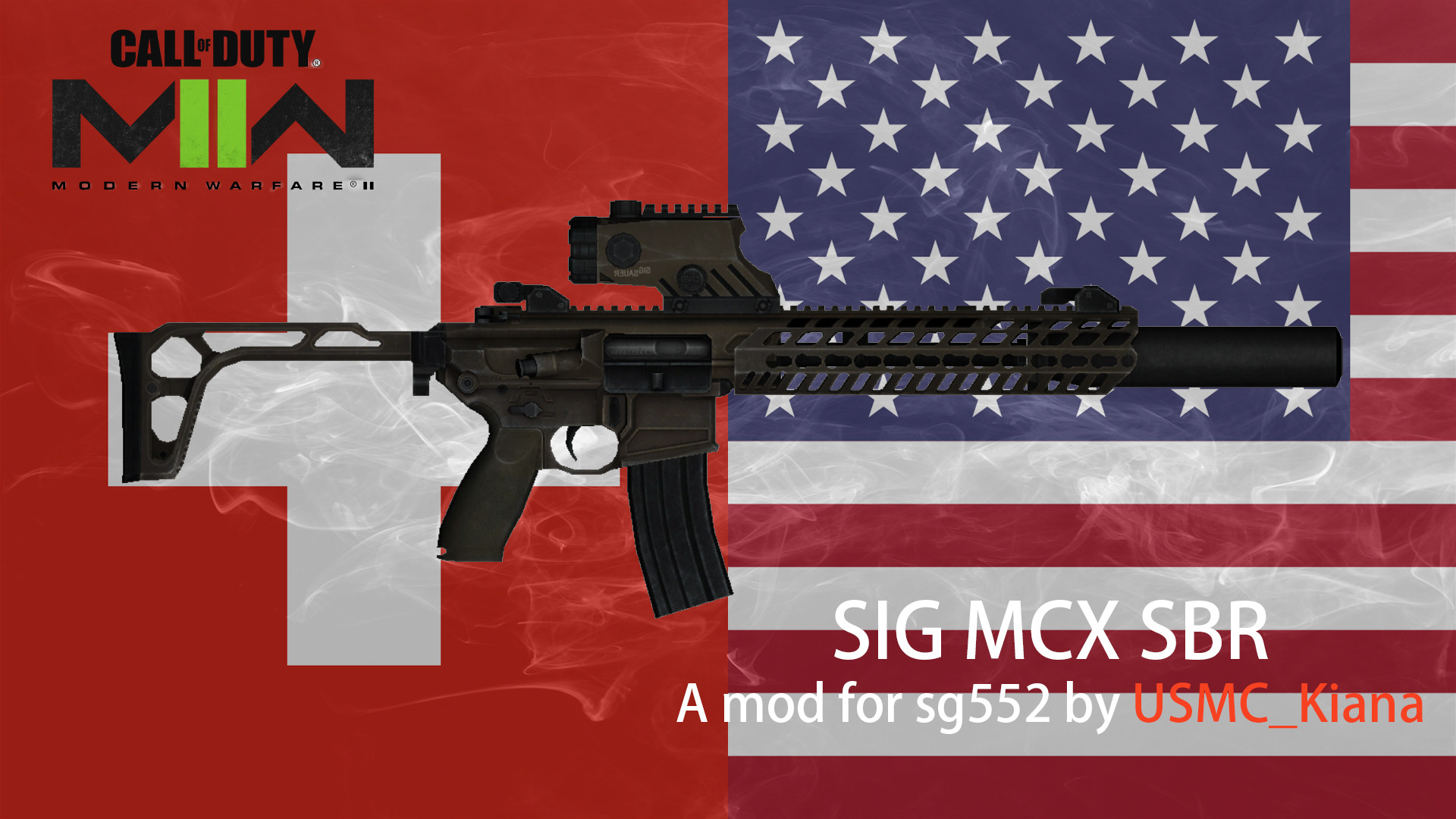 SIG MCX SBR on MW2022 Animations Mod for Counter-Strike 1.6 | CS1.6 Mods