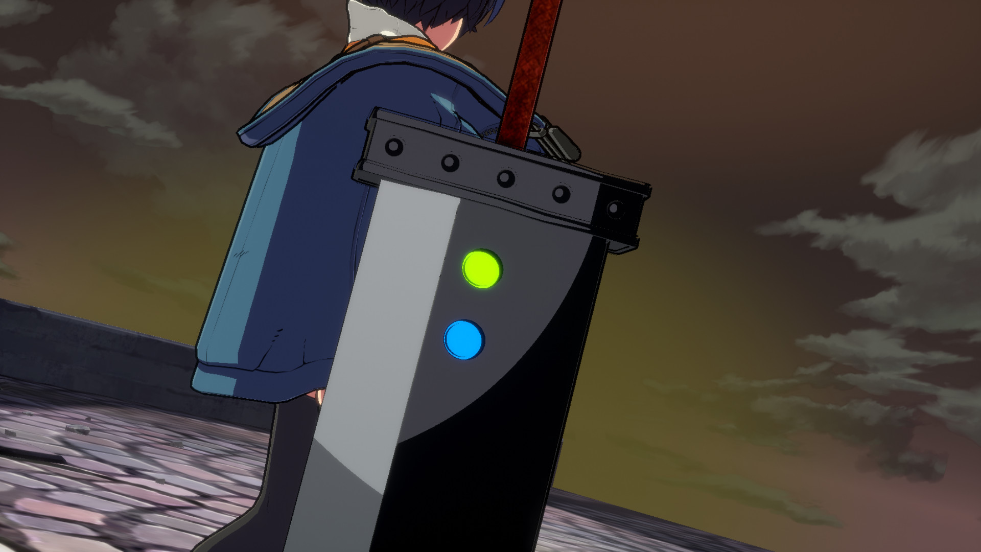 Buster Sword over Unika's Weapon Mod for GUILTY GEAR -STRIVE- | GGST Mods