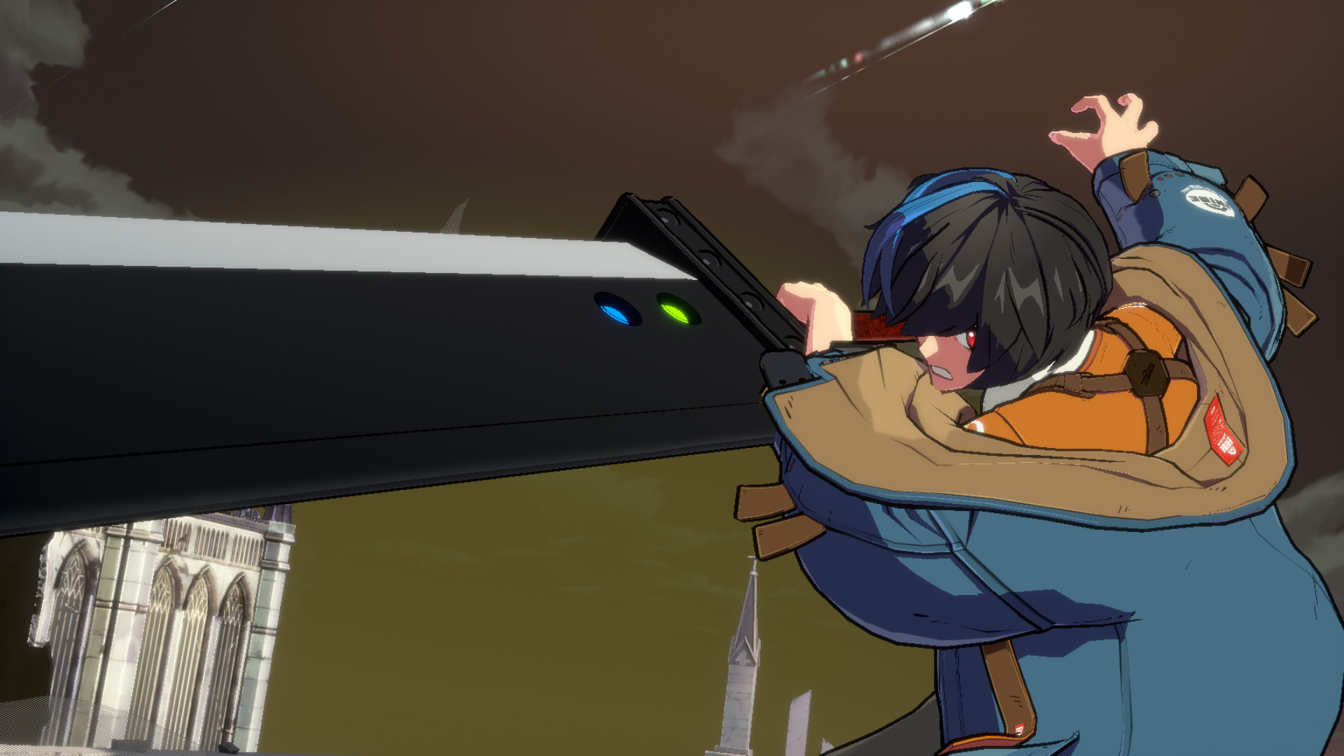 Buster Sword over Unika's Weapon Mod for GUILTY GEAR -STRIVE- | GGST Mods
