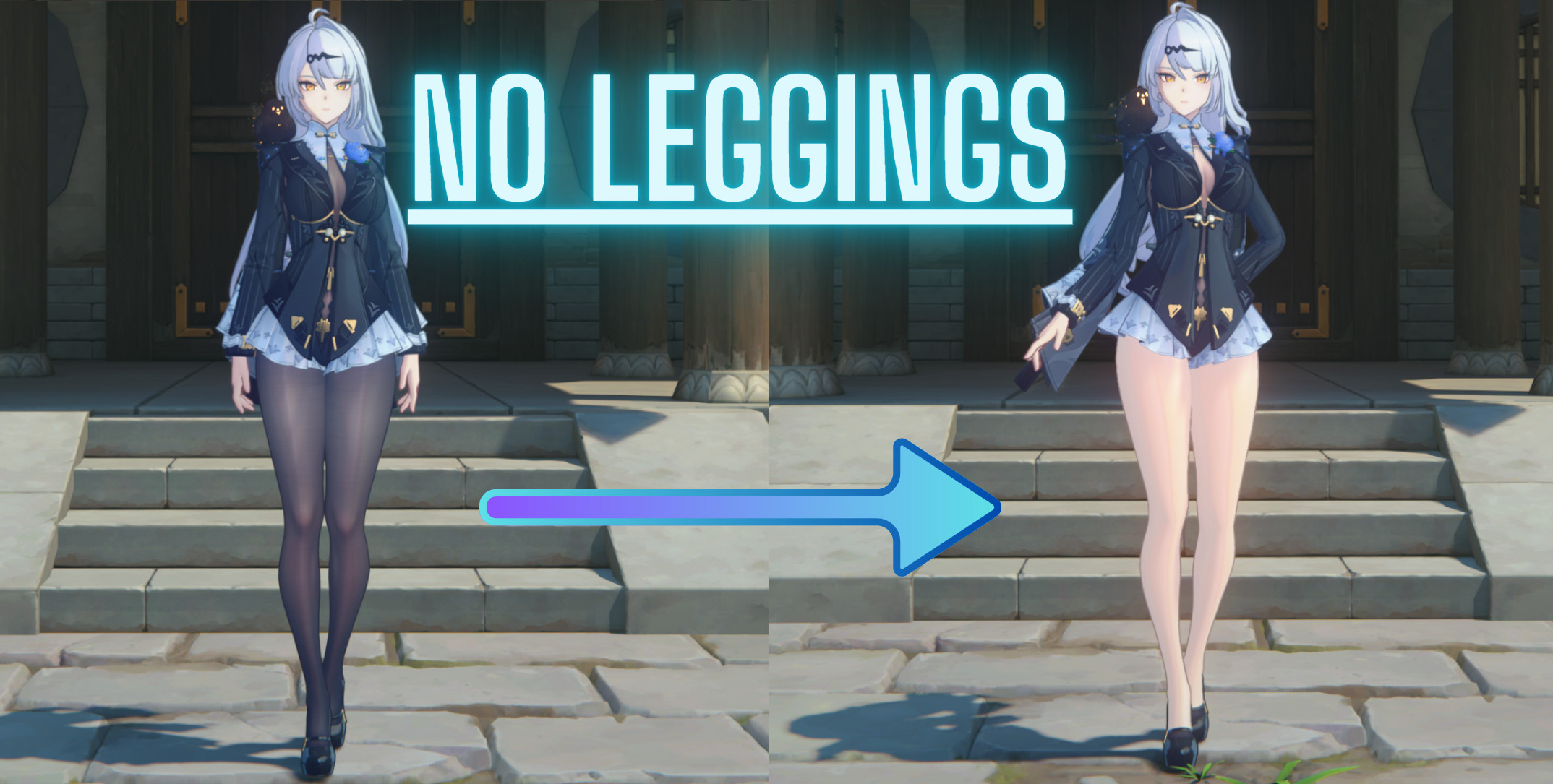 Yixuan No Leggings (skin) Mod for Zenless Zone Zero | ZZZ Mods