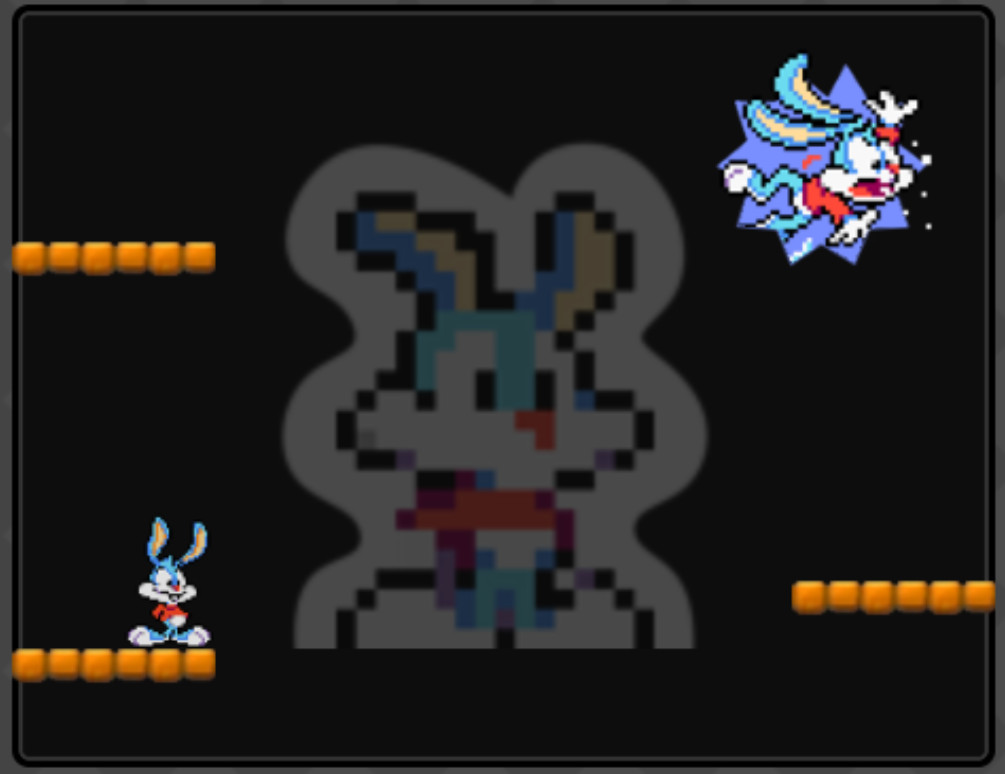 Buster Bunny (Sega Genesis Sprites) Mod for Party Project | PProject Mods