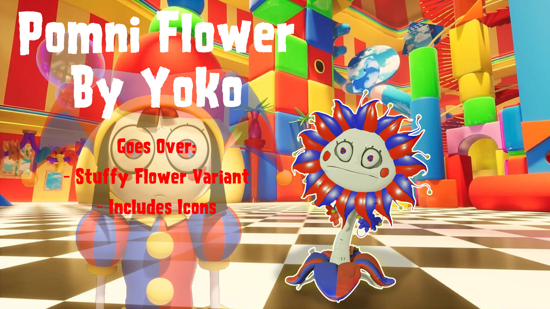 Pomni Flower Mod for Plants vs. Zombies: Garden Warfare 2 | PvZGW2 Mods