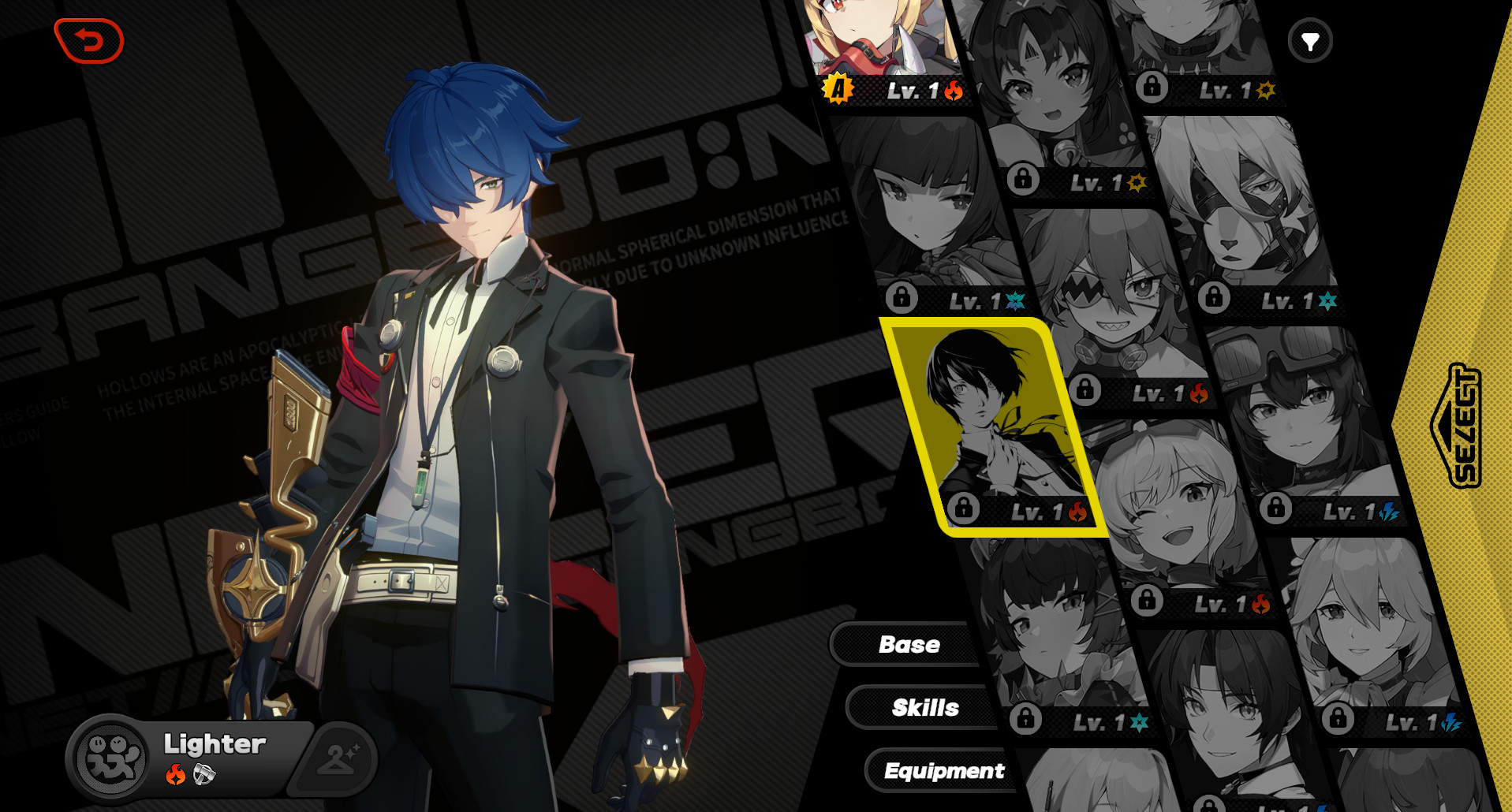 Makoto Yuki UI for Lighter Mod for Zenless Zone Zero | ZZZ Mods