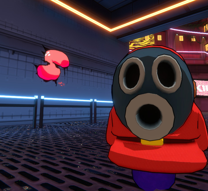 SNIFIT IN THE HOUSEEEEE! from yk, mario. Mod for Bomb Rush Cyberfunk ...