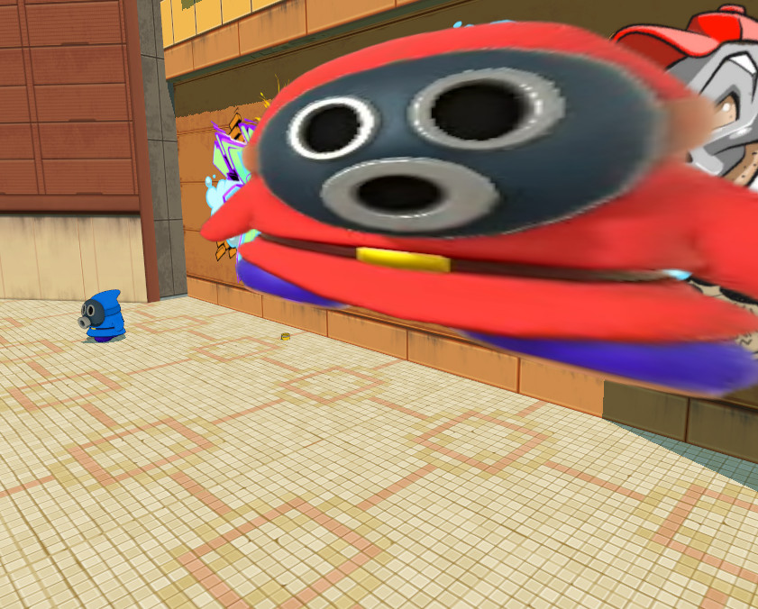 SNIFIT IN THE HOUSEEEEE! from yk, mario. Mod for Bomb Rush Cyberfunk ...