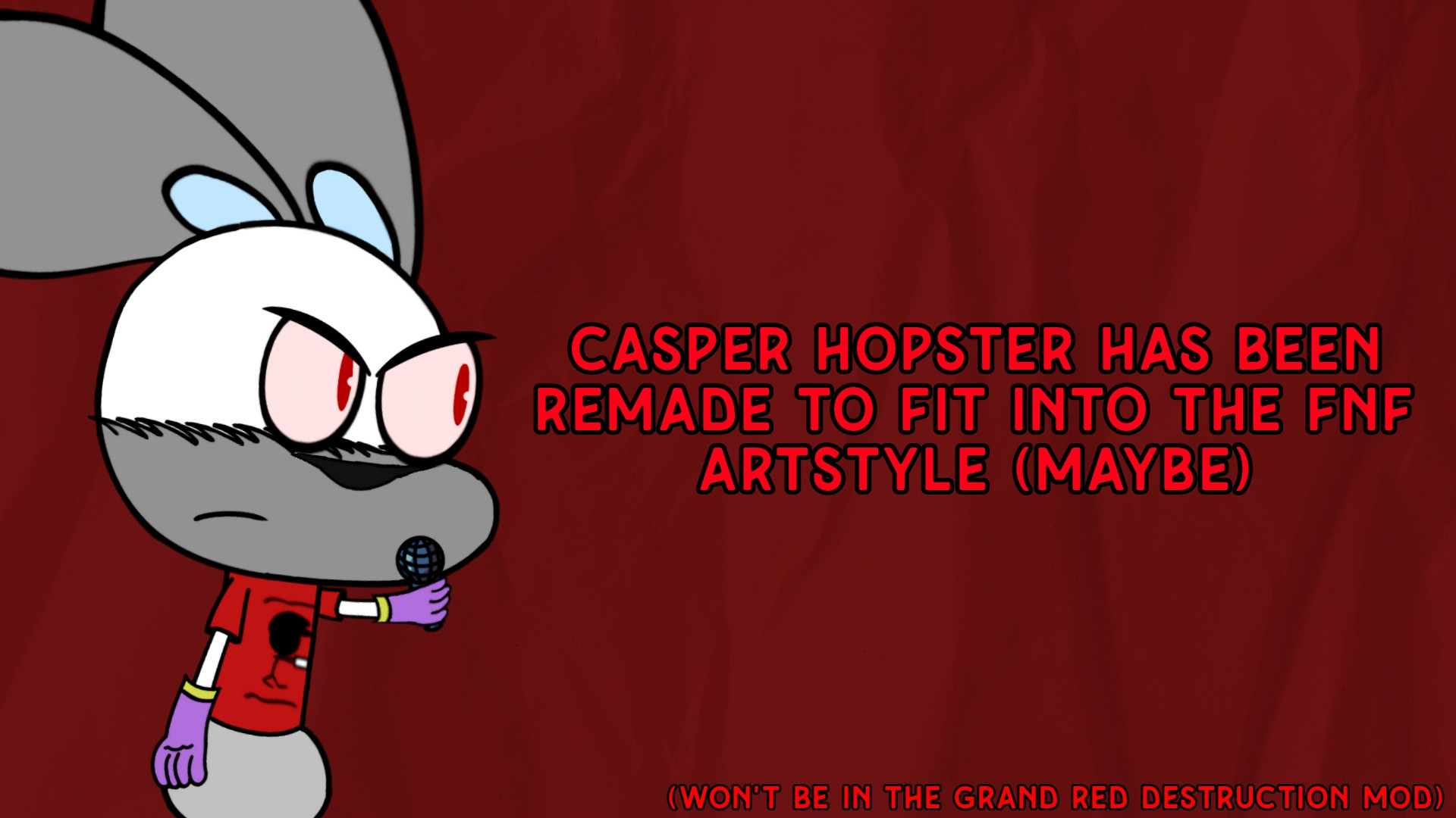 Casper Hopster (Remake) Mod for Friday Night Funkin' | FNF Mods