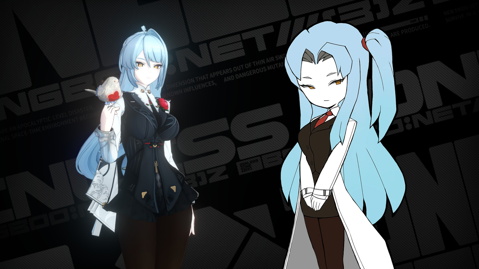 Yixuan as Angela from Lobotomy Corporation Mod for Zenless Zone Zero ...