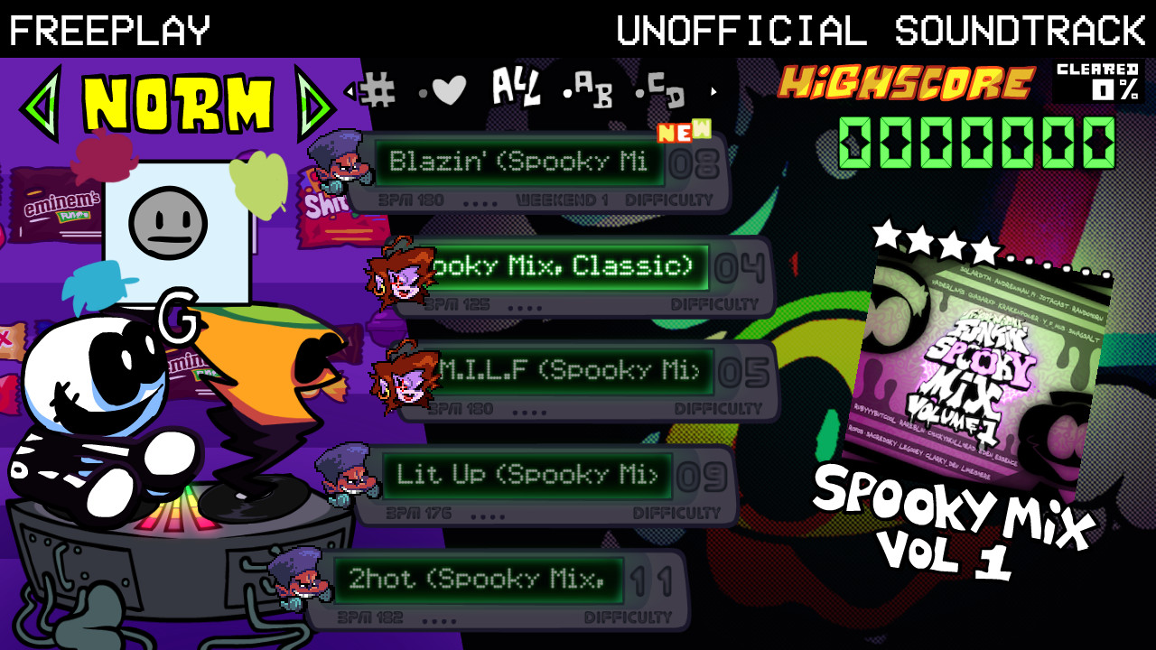 Spooky Mix Restored V1 Songs Mod for Friday Night Funkin' | FNF Mods