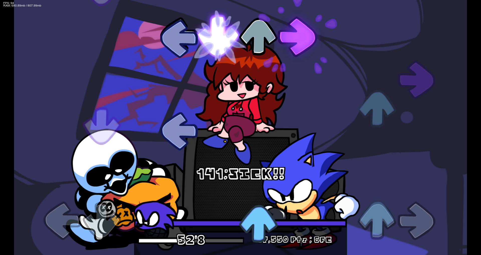Spookeez (Sonic Mix) Fan-Chart Mod for Friday Night Funkin' | FNF Mods