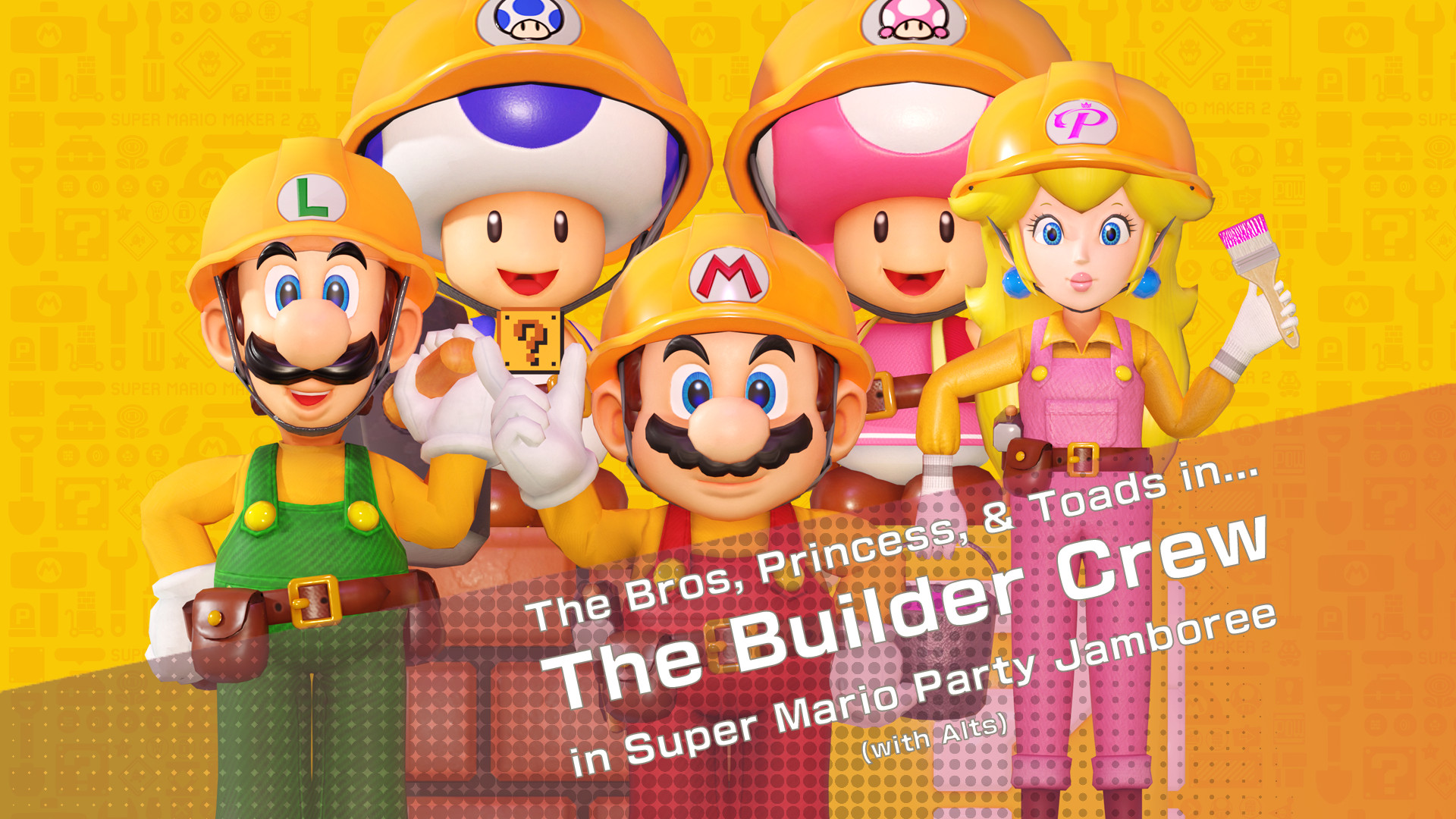 The Builder Crew Mod for Super Mario Party Jamboree | SMPJ Mods