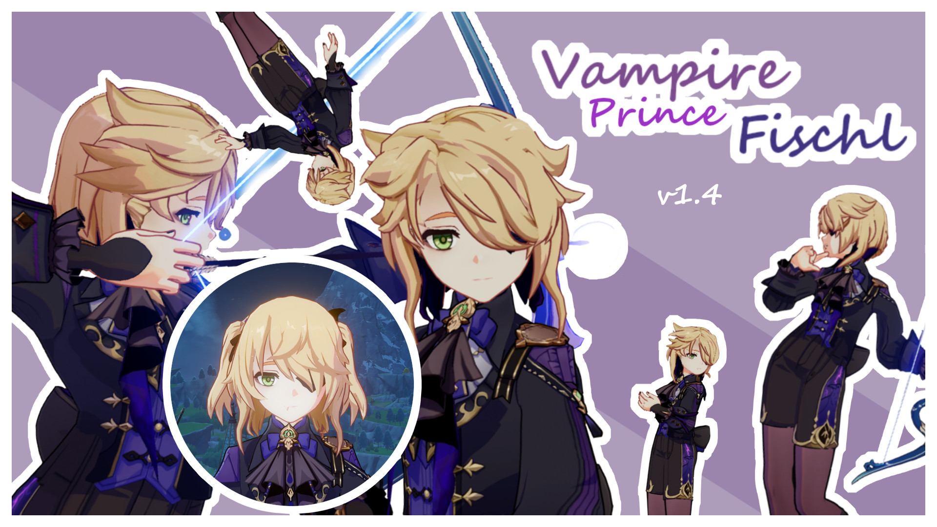 Vampire Prince Fischl Mod for Genshin Impact | GI Mods