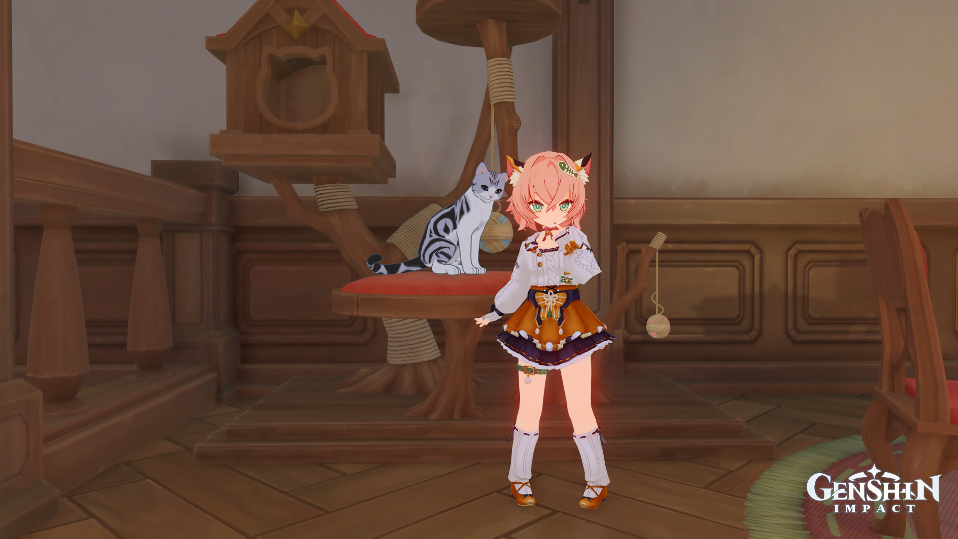 ⋆˚꩜ Cutest Cat Diona ⊹♡ Mod for Genshin Impact | GI Mods