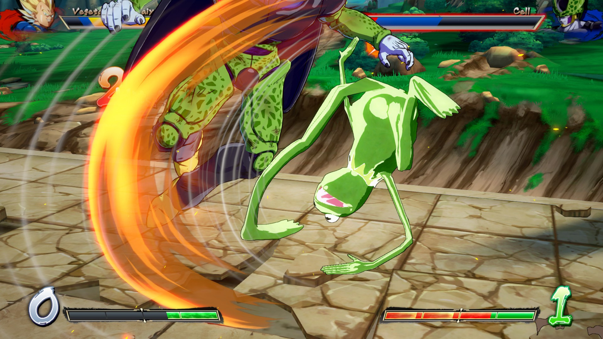 Kermit the frog Mod for Dragon Ball FighterZ | DB:FZ Mods