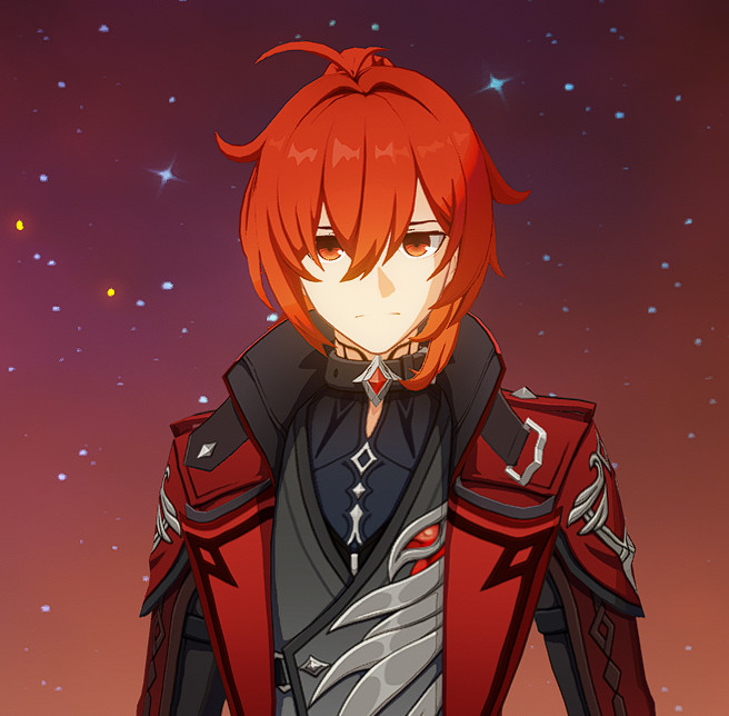 Diluc Shiro's Face Edit REWORKED Mod for Genshin Impact | GI Mods