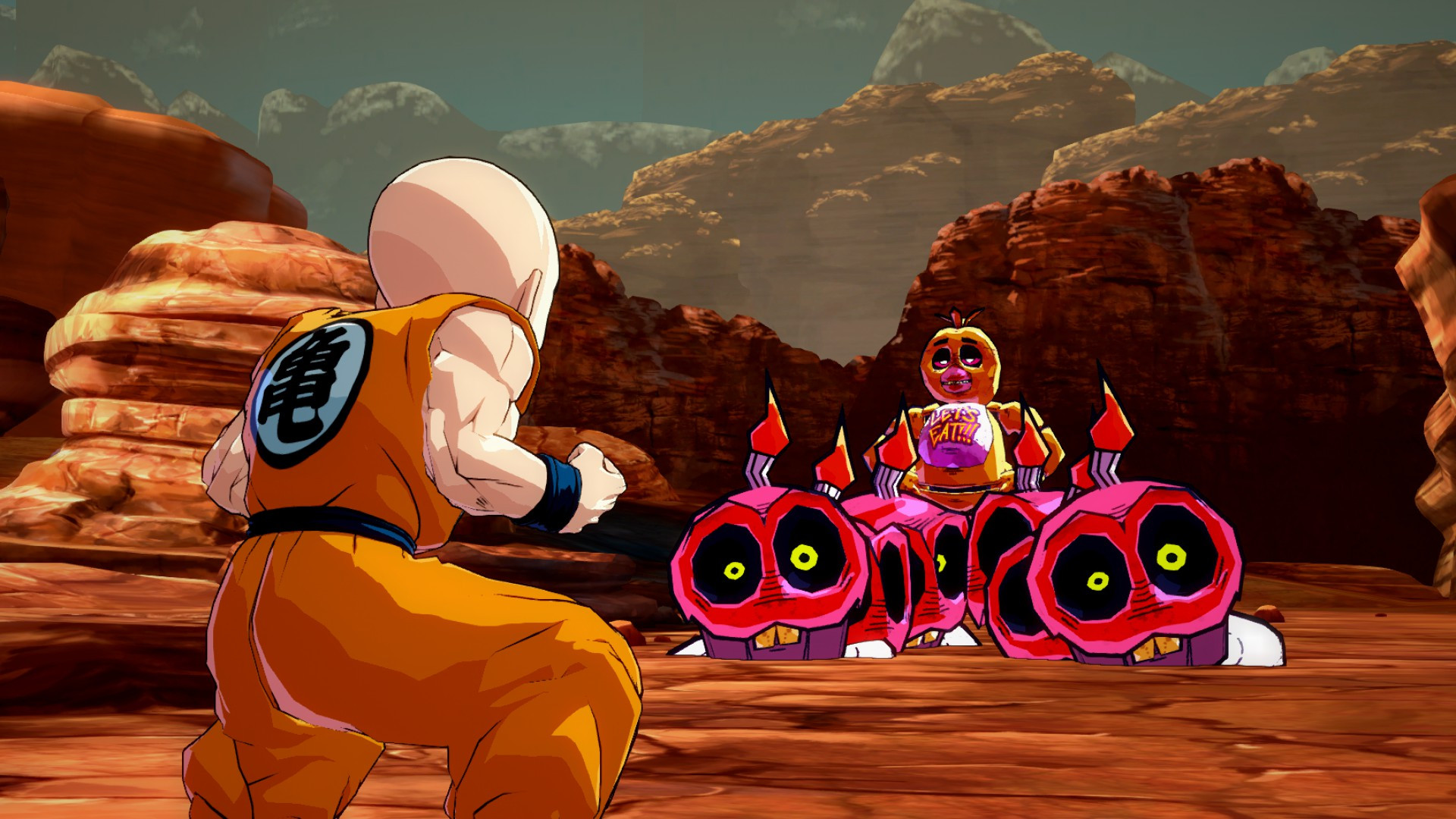 RETRO FNAF Skin Mod Pack Mod for Dragon Ball FighterZ | DB:FZ Mods