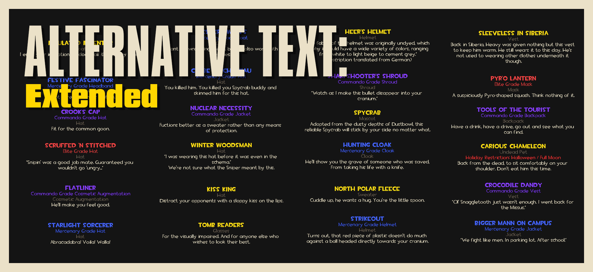 Alternative Text: Extended Mod for Team Fortress 2 | TF2 Mods