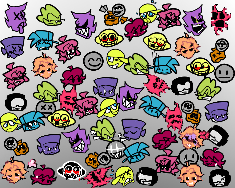 Expressive Health Icons Mod for Friday Night Funkin' | FNF Mods