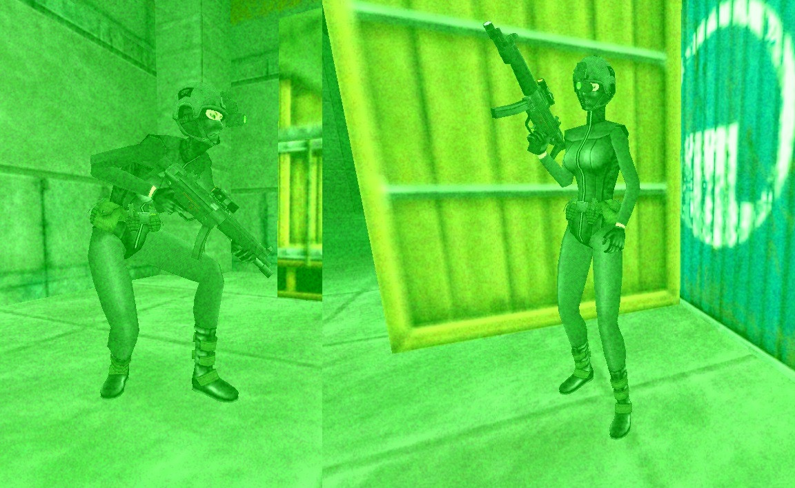 Lost Media Female Assassin MP5 by m3luck3ycharms Mod for Half-Life: Opposing Force | HL:OF Mods