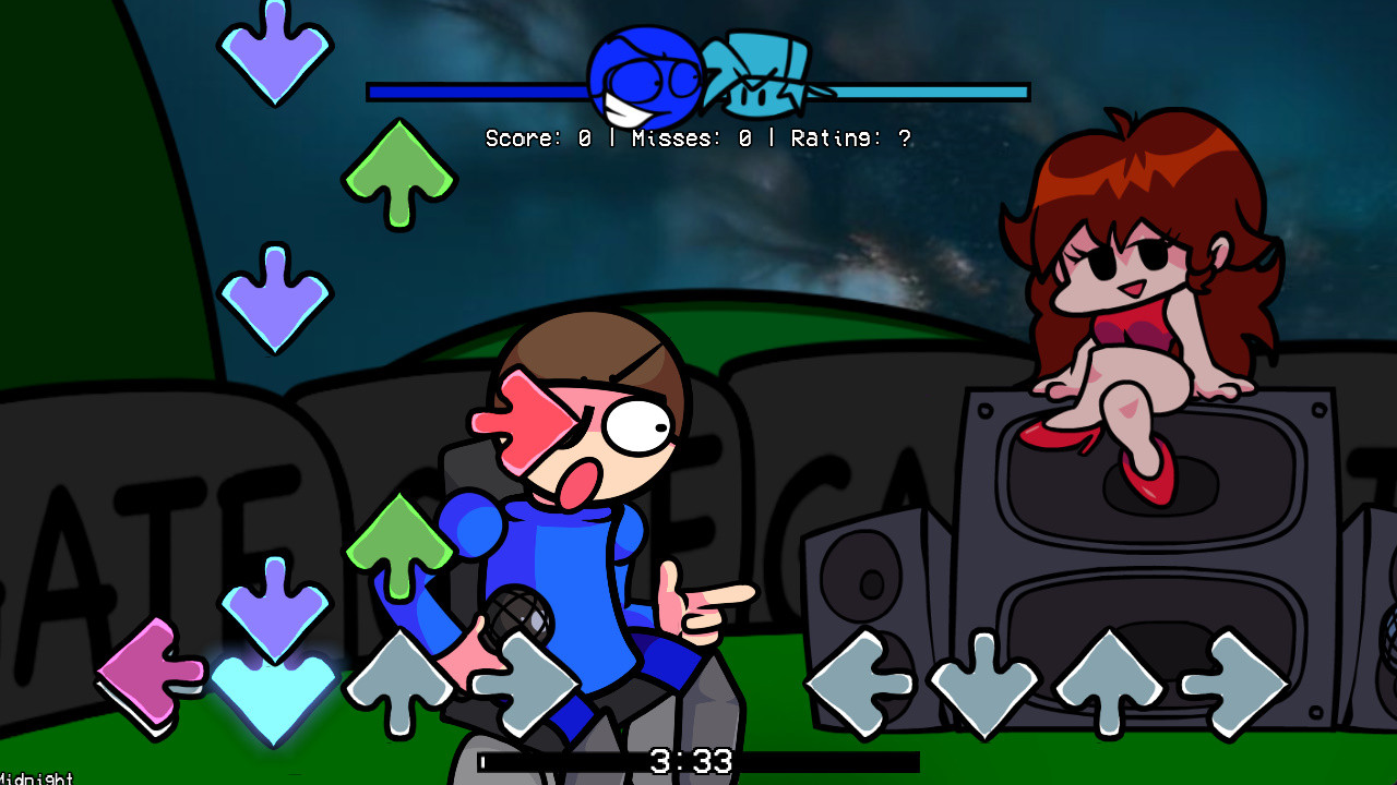 Vs. D&B Cream Edition: Midnight song (2025 mix) Mod for Friday Night ...