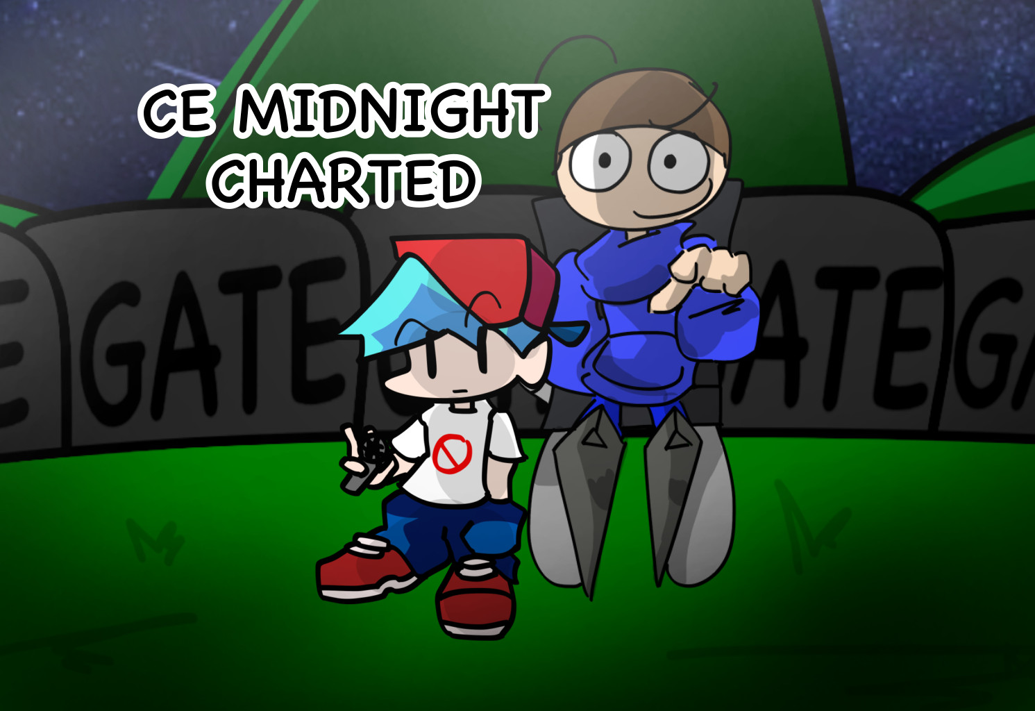 Vs. D&B Cream Edition: Midnight song (2025 mix) Mod for Friday Night ...