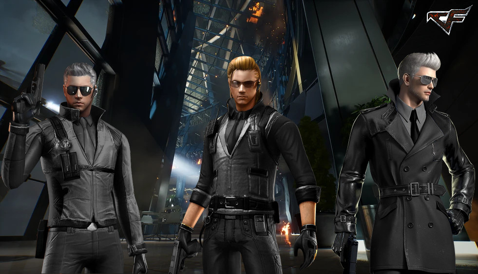 Crossfire characters (black suit) Mod for Counter-Strike 1.6 | CS1.6 Mods